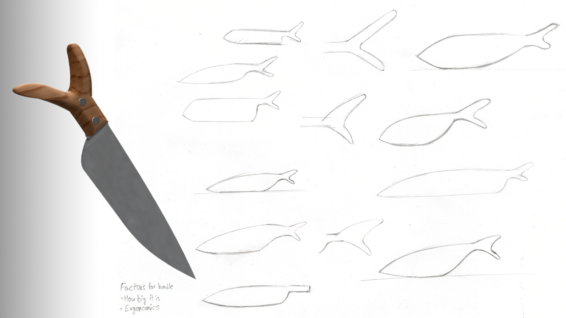 Kitchen Knife Render Project