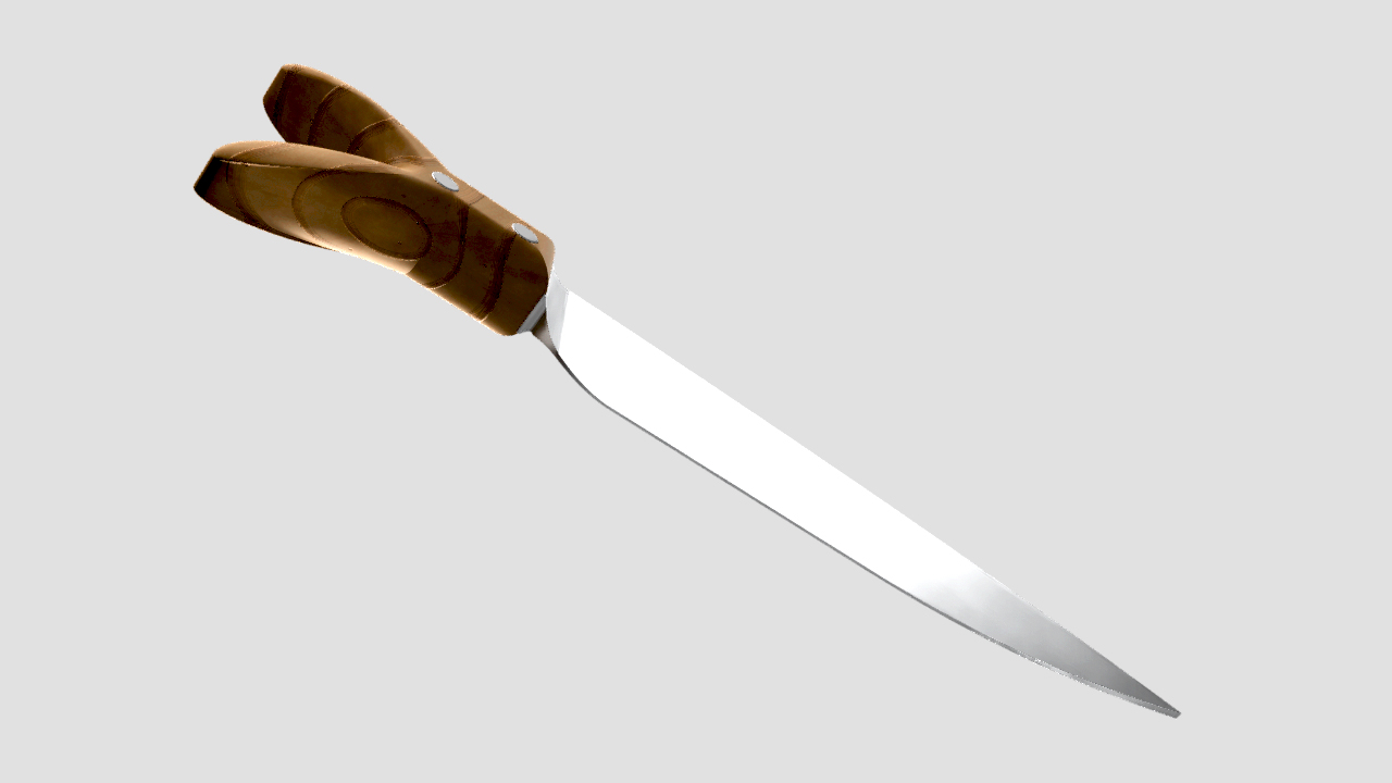 Kitchen Knife Render Project